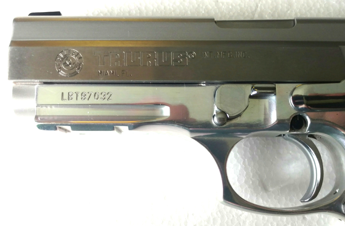 Taurus Pt38s Stainless Steel, Factory Black Plastic Grips, 2-10 Rd ...