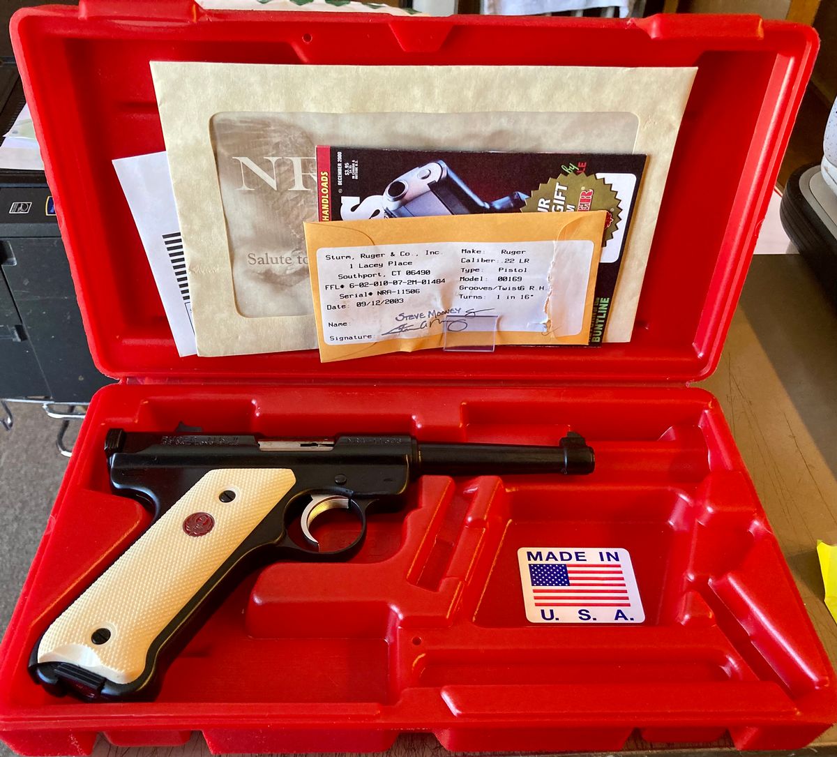 Mkii (Mk4nra) Pistol - William B Ruger Endowment Limited Edition 2004 ...