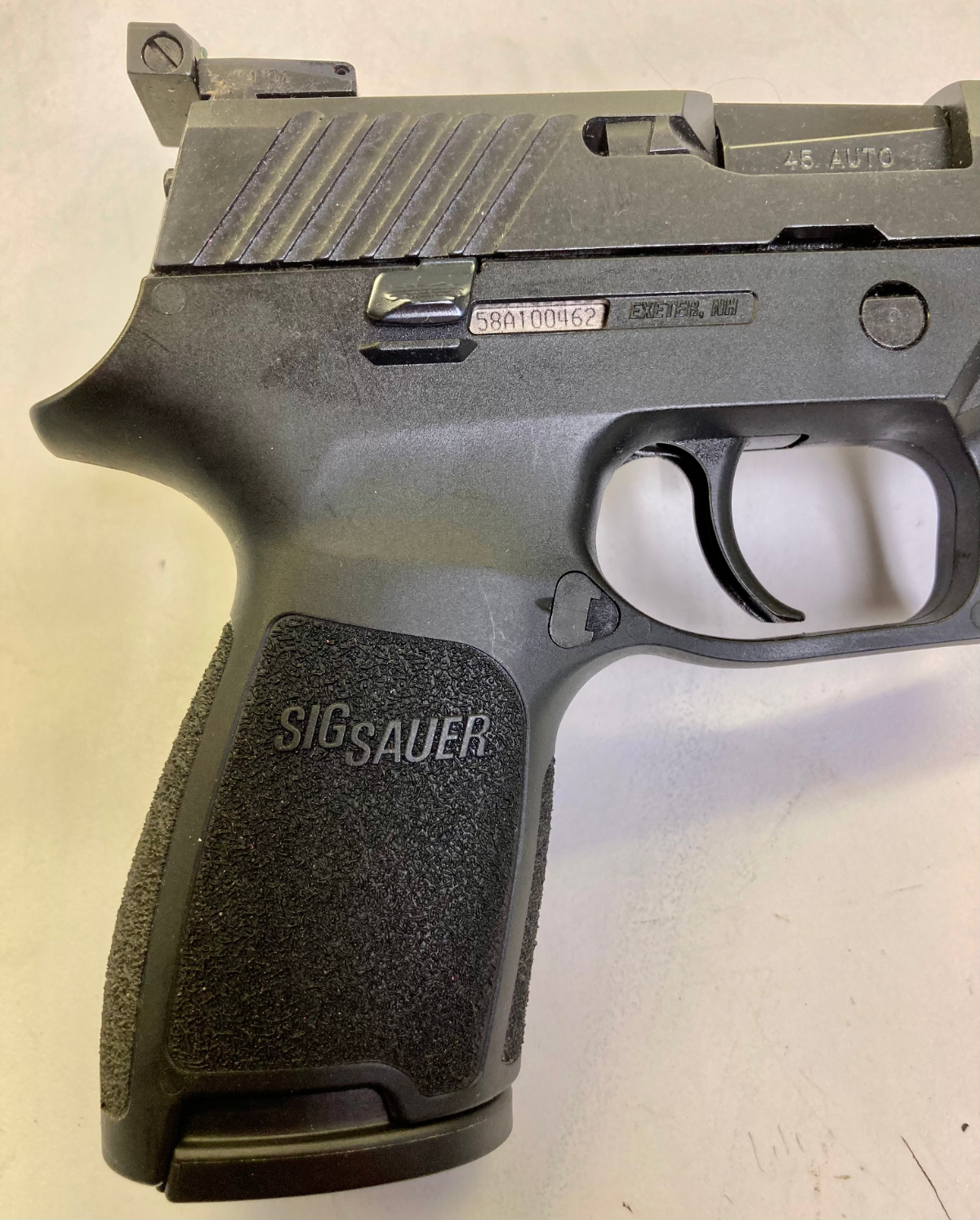 Sig Sauer 320c (Compact) .45 Acp Pistol With Fully Adjustable Fiber ...