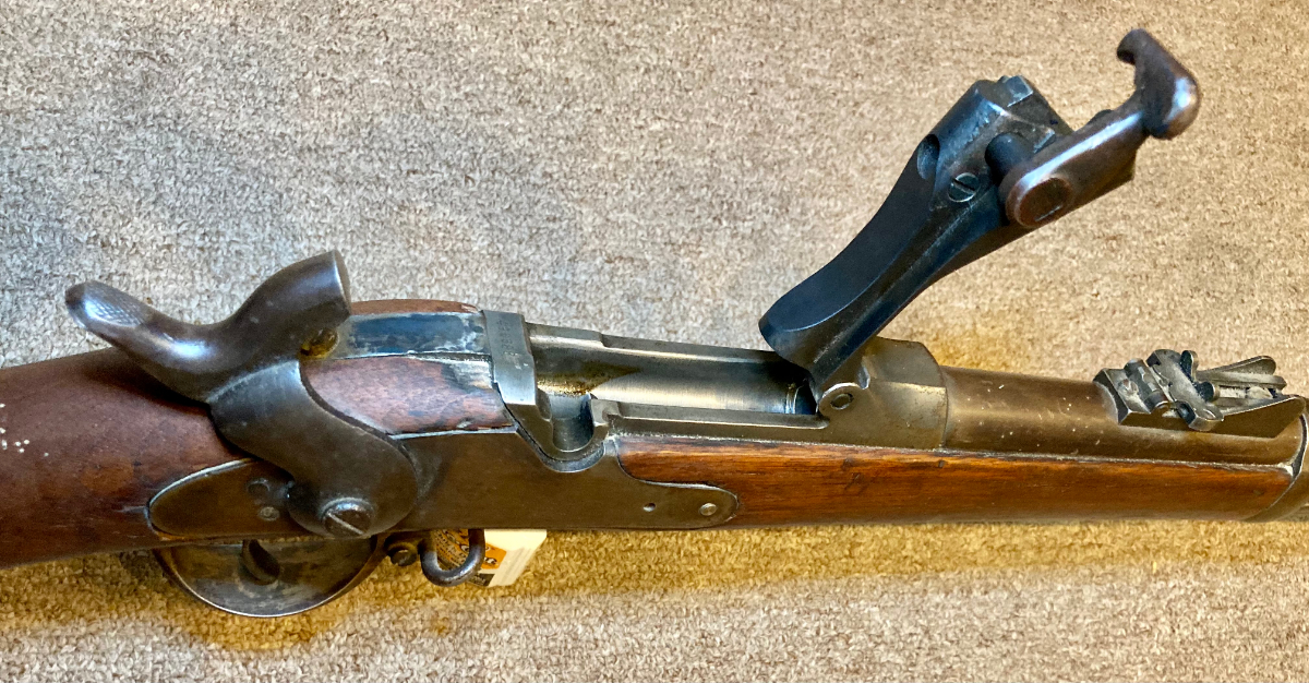 Trap Door Springfield Rifle, 1890 Mfg, Probable .50-70 With Bayonet ...