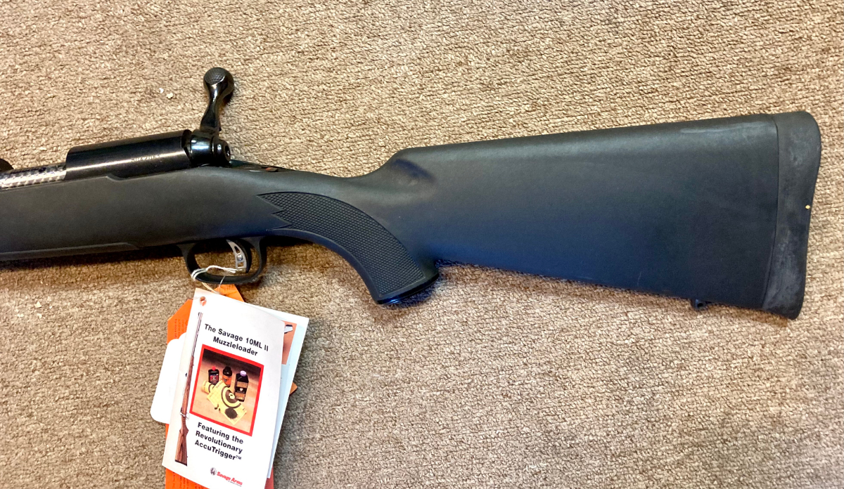 Savage 10ML II MUZZLELOADING IN LINE RIFLE CAN USE SMOKELESS & BP 24 ...