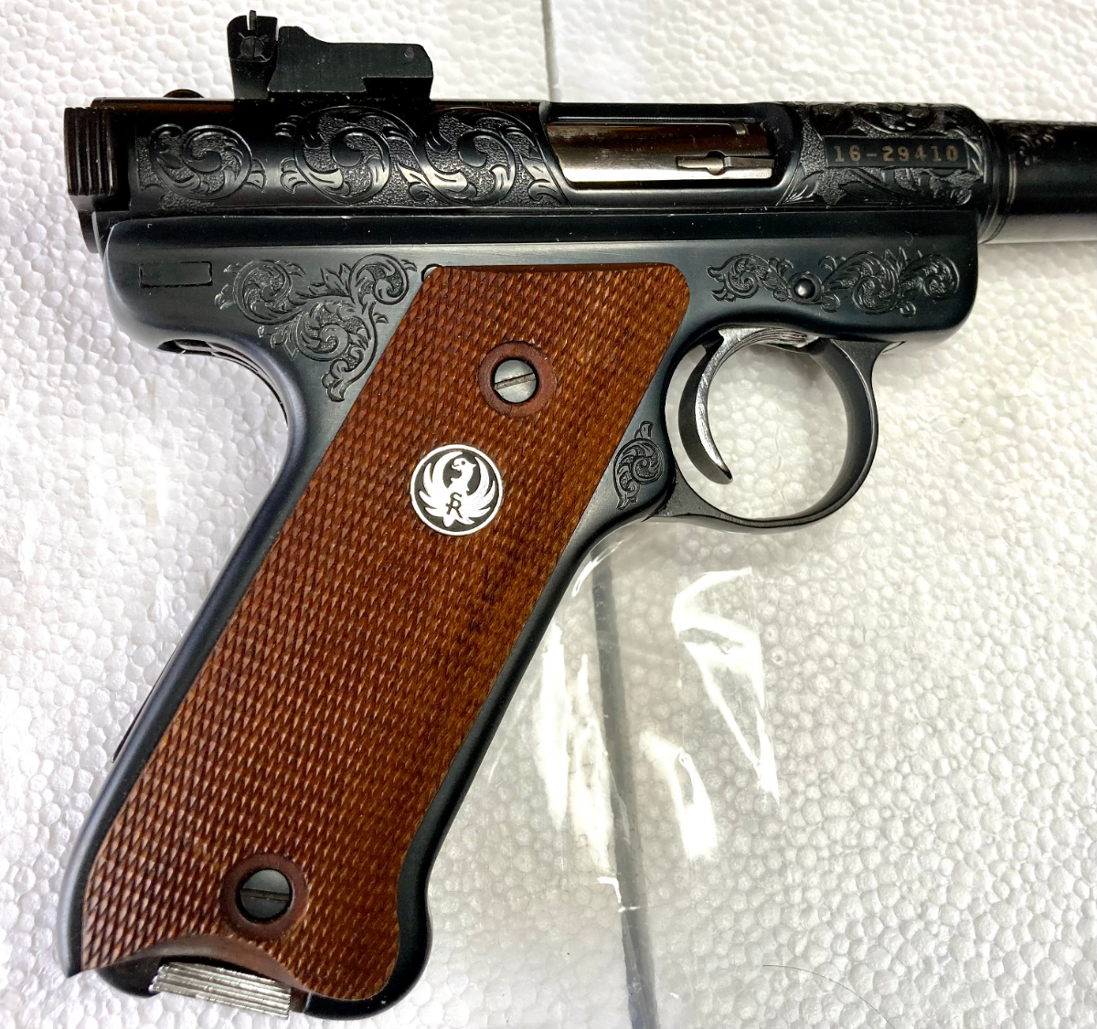 Ruger Mark 1 Target Pistol, Factory Engraved, 1980-1981, 6.5" Bbl, 1 ...