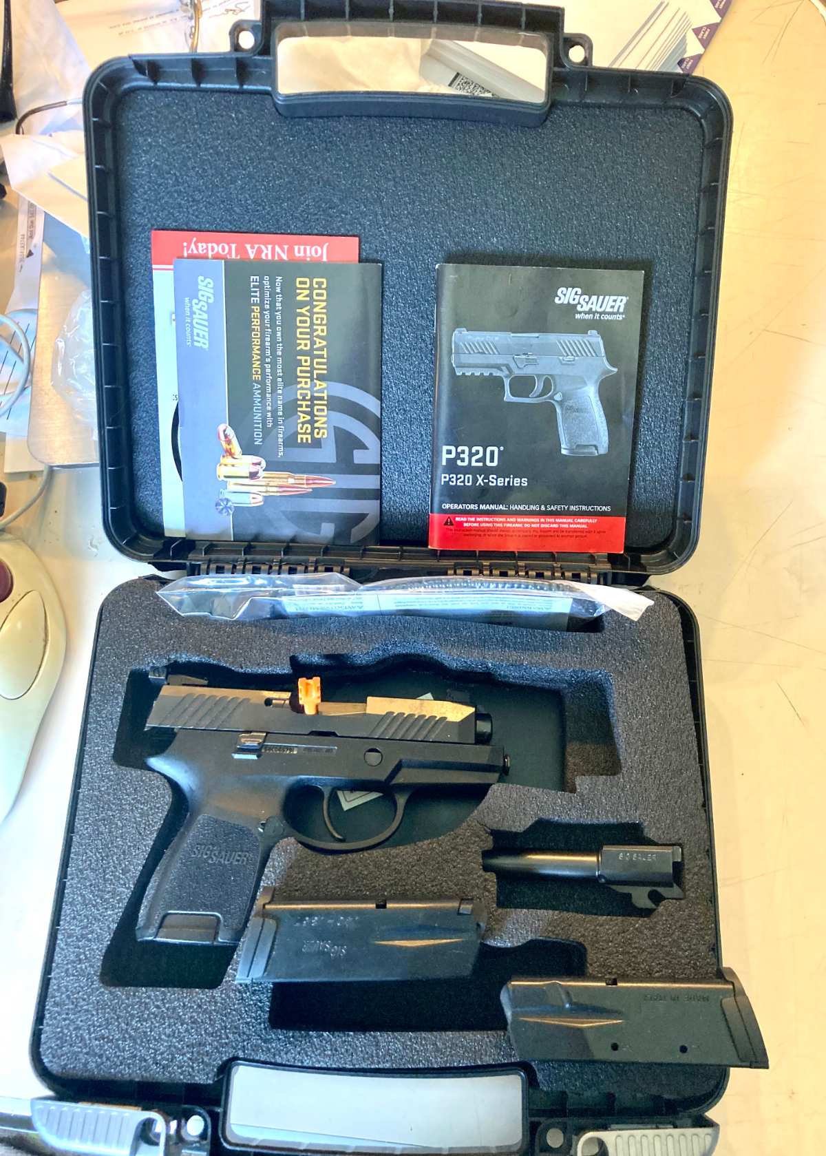 SIG Sauer P320 SUBCOMPACT PISTOL, .357 SIG & .40 S&W BARRELS ...