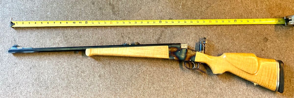 Eingetr Marke Older German Made Falling Block Target Rifle, 27 ...