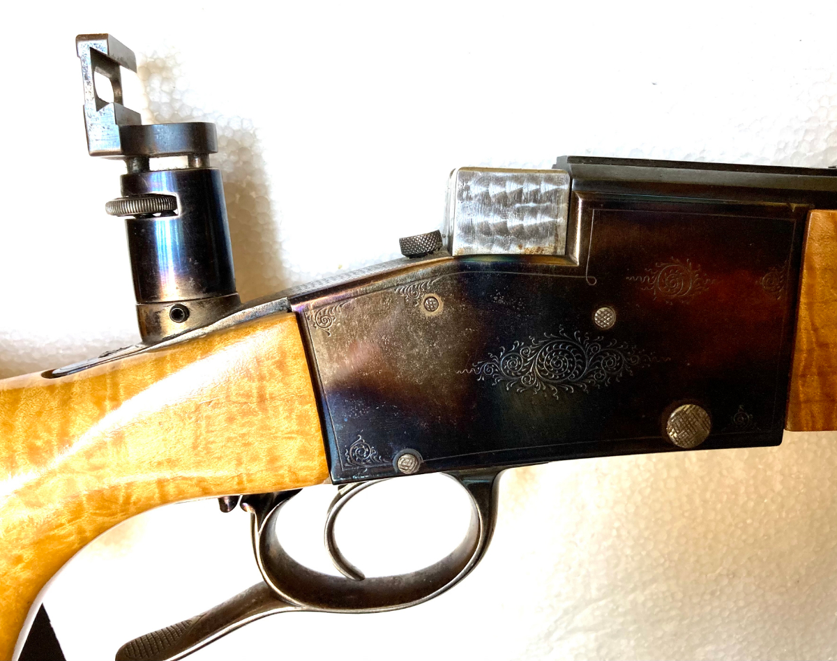 Eingetr Marke Older German Made Falling Block Target Rifle, 27 ...