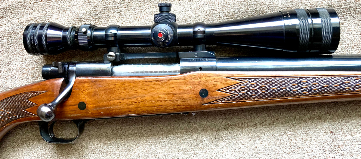 Winchester Custom Flaig Rifle, Heavy Bull (Douglas) 27" Barrel. 4-12x ...