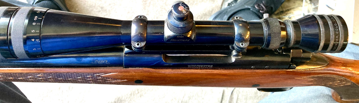 Winchester Custom Flaig Rifle, Heavy Bull (Douglas) 27" Barrel. 4-12x ...