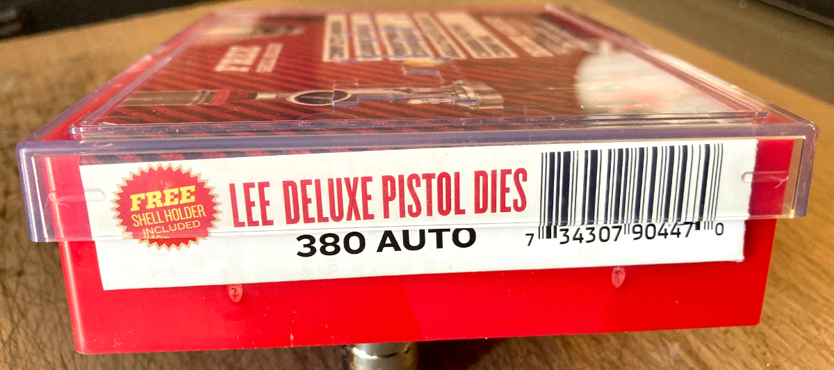 LEE PRECISION RELOADING LEE DELUXE CARBIDE 4-DIE RELOADING SET-.380 ...