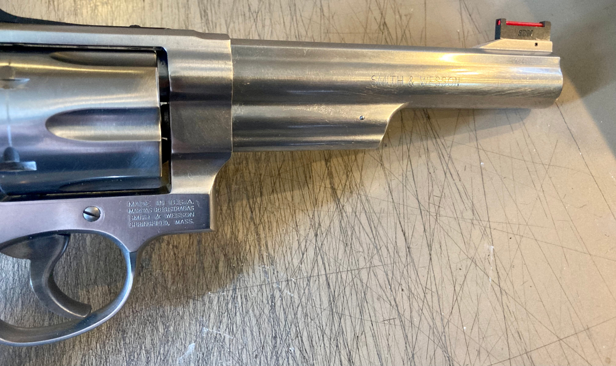 Smith & Wesson Model 629-6. 6" Stainless Steel Magnum Smooth Wood S&W ...