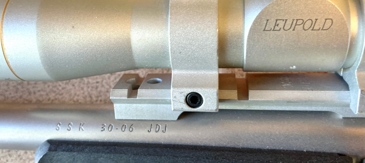 Ssk-Tc Jd Jones Custom Ssk Thompson Contender Encore Pistol-Leupold ...