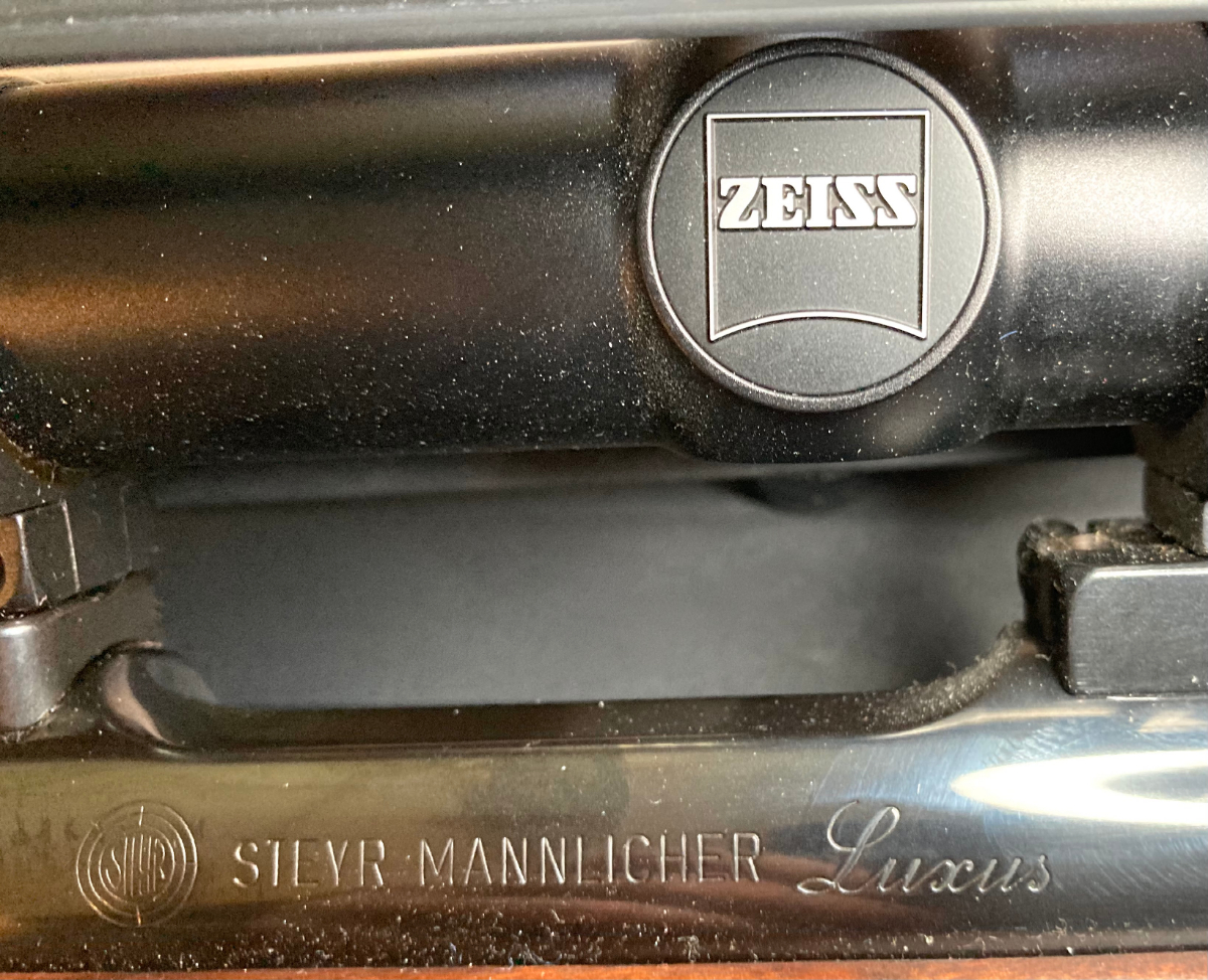 Steyr Mannlicher LUXUS MODEL L RIFLE W/ZEISS PRECISION VARIABLE 3x12x56 ...