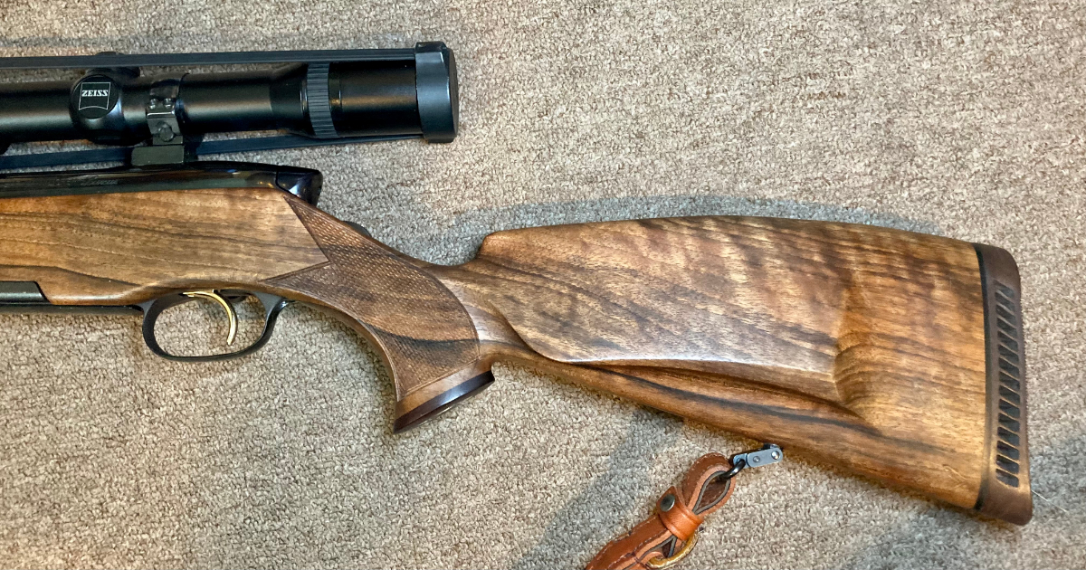 Steyr Mannlicher Luxus Zeiss Precision Variable 3x12x56 308 Set trigger ...