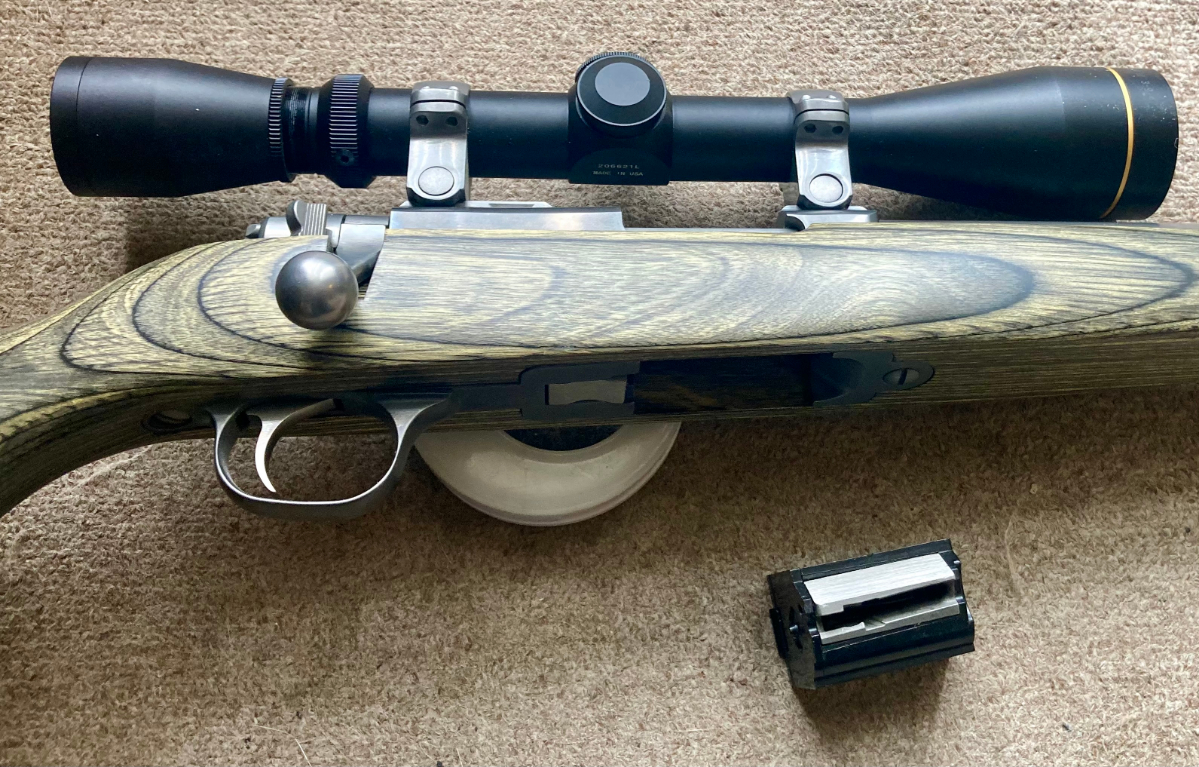 Ruger ALL AMERICAN, ALL WEATHER 77/17 RIFLE W/LEUPOLD VARIABLE 4-9x ...