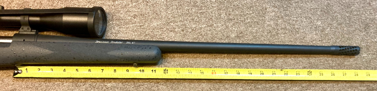 Smith & Wesson JARRETT RIFLE WITH 3-12x50 SWARVOSKI SCOPE-DIES, BRASS ...