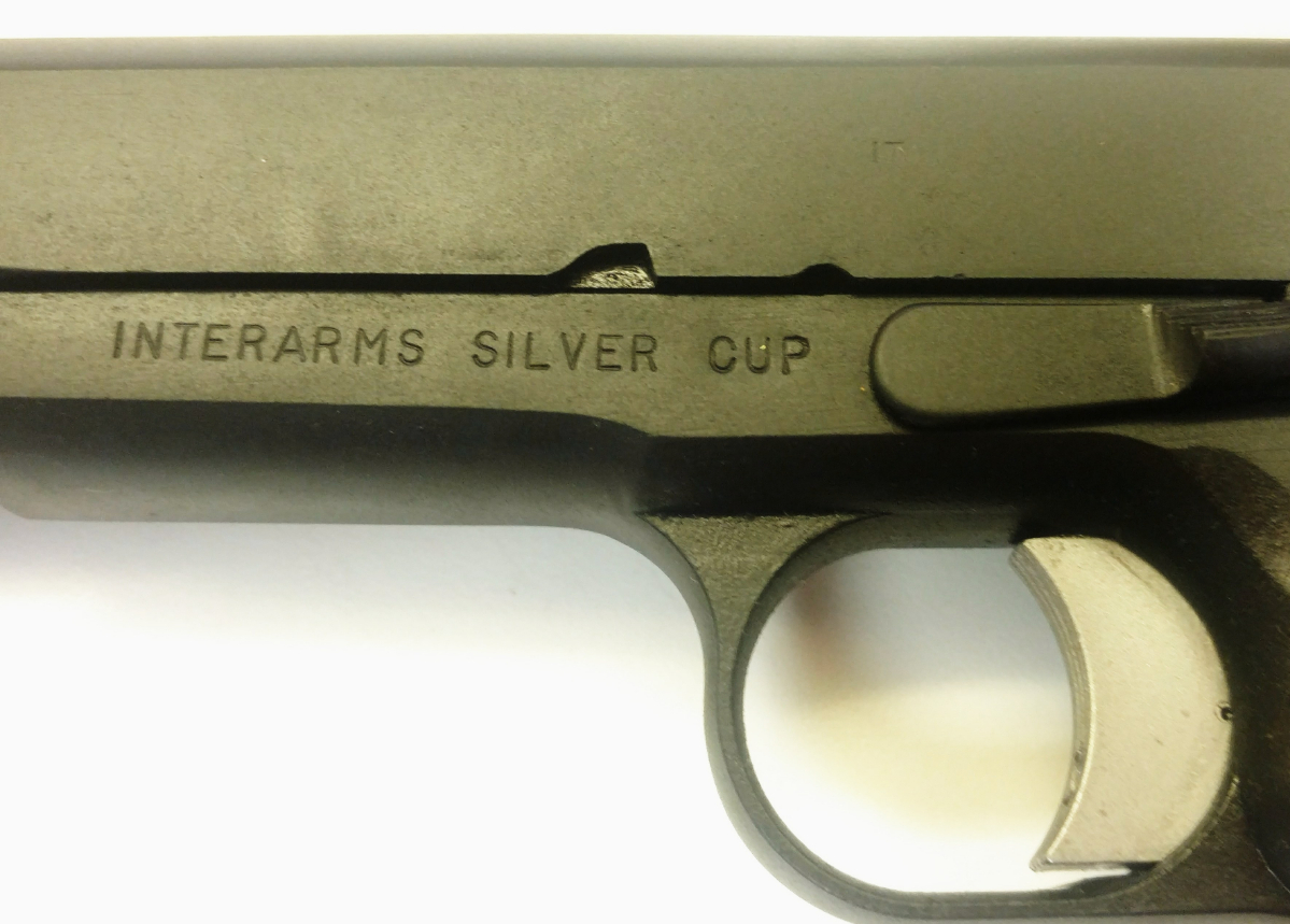 Interarms SILVER CUP CUSTOM 1911 6" BBL TARGET/COMPETITION PISTOL BY ...