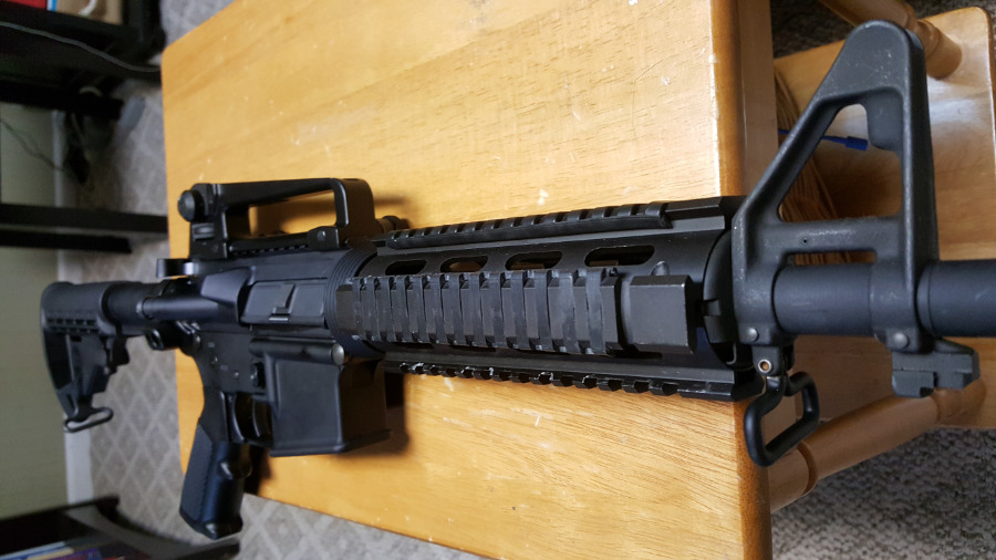 Windham Weaponry Ar15, Model Ww15 With Quad Rail, And Troy Qd Sling ...