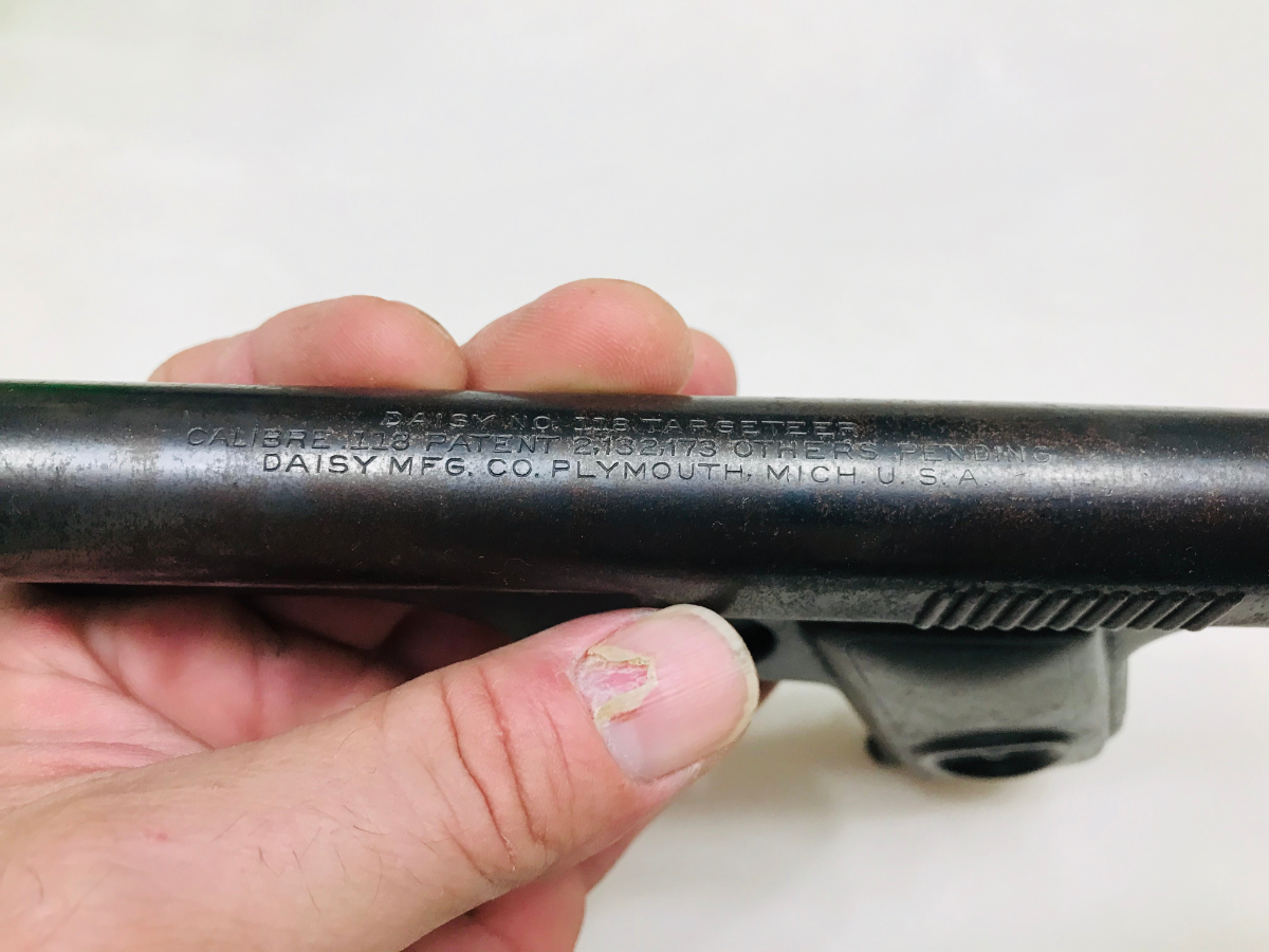 Antique Daisy 118 Targeteer Bb Pistol 118 Cal For Sale at GunAuction ...
