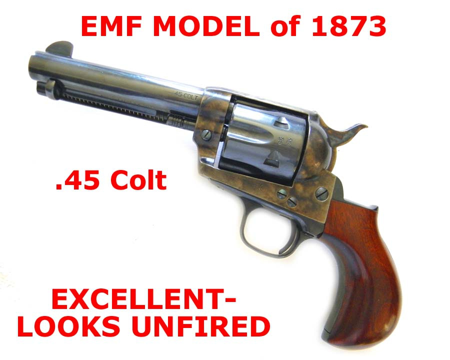 Emf Hartford Pinkerton Model Of 1873 Looks Unfired .45 Long Colt For ...