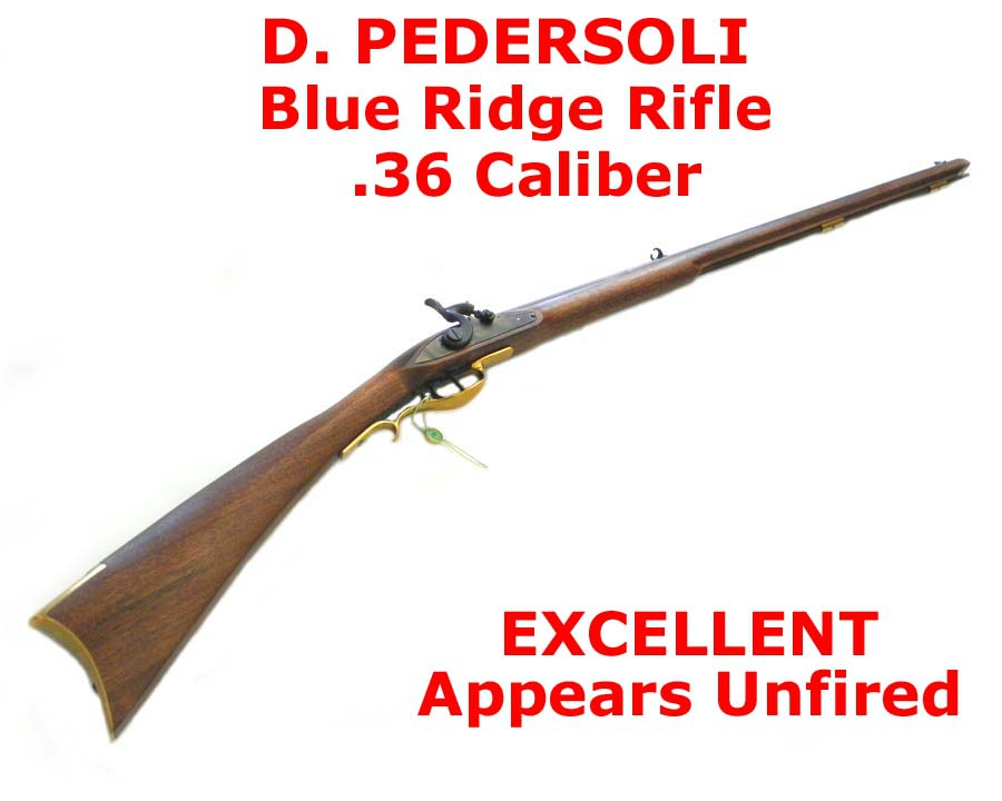 D.Pedersoli Blue Ridge Mt Rifle .36 Caliber Lk .36 Caliber Ball For ...