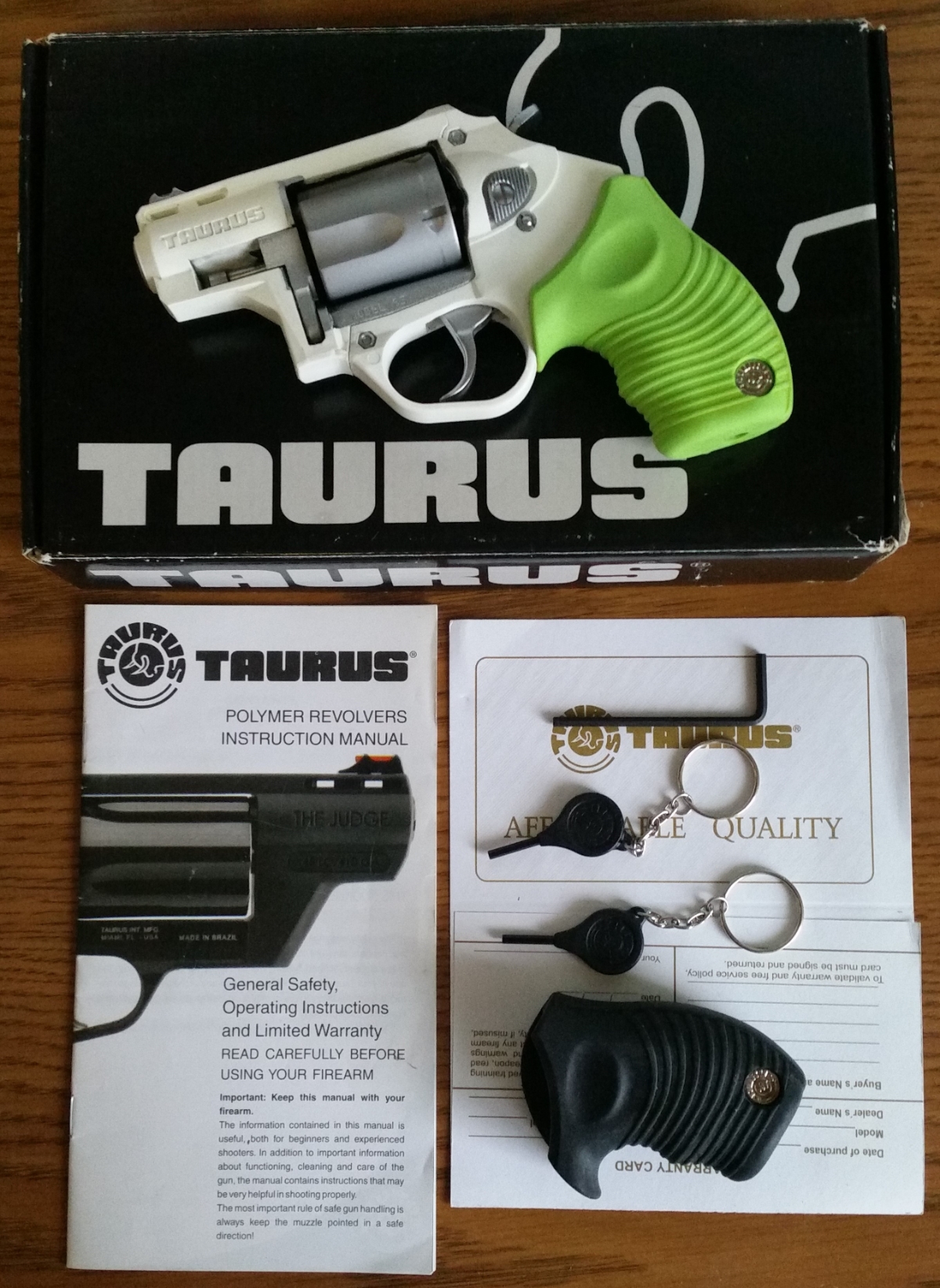 Taurus Model 85 Zombie Killer Edition With Both Grips Like New .38 ...