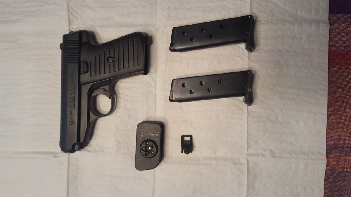 Jimenez Arms Made In Las Vegas, Nv Usa Model J.A. 380 .380 Auto Serial ...