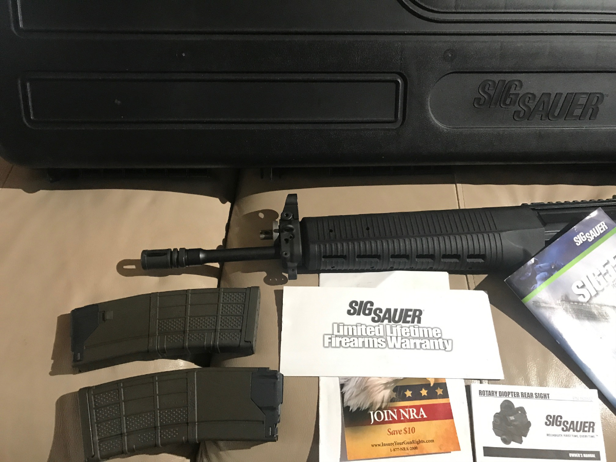 SIG Saur 556 Classic w/Custom Trigger & 2 Lancer 30 rd Mags - Beautiful ...