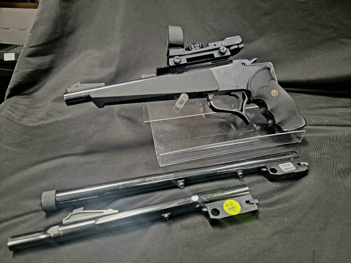 Thompson Center Arms Contender Single Shot Pistol W/ 44mag And 7x30 ...