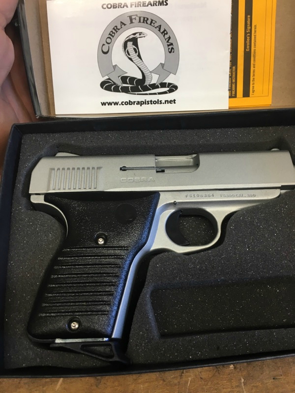 Cobra Enterprises Fs380sb .380 Acp For Sale at GunAuction.com - 14476321