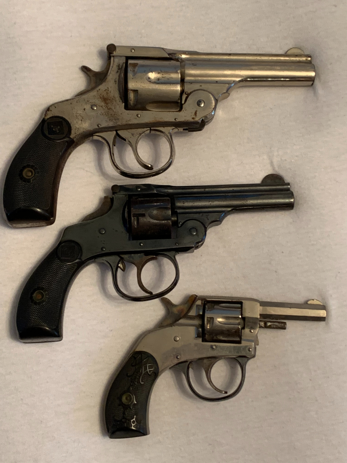 Harrington & Richardson 3 Pack Of H&R Handguns, .22, .32, .38 Calibers ...