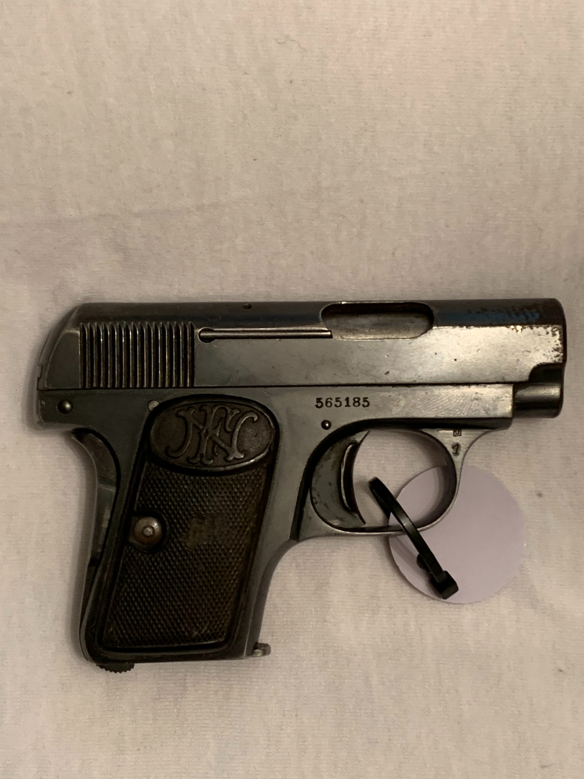 Fn Model 1906 Semi Aoutomatic Pistol, Begium, Circa 1906-1959, 7.65mm 7.65mm For Sale at ...