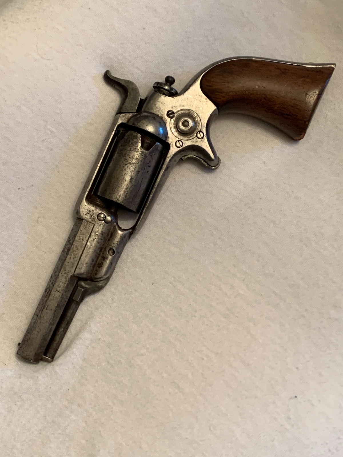 COLT SIDE HAMMER REVOLVER 1855, US, CIRCA 1855-1870 .28 PERCUSSION ...