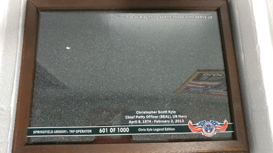 Pictures: Springfield Armory Chris Kyle 1911 TRP Limited Edition Legend ...