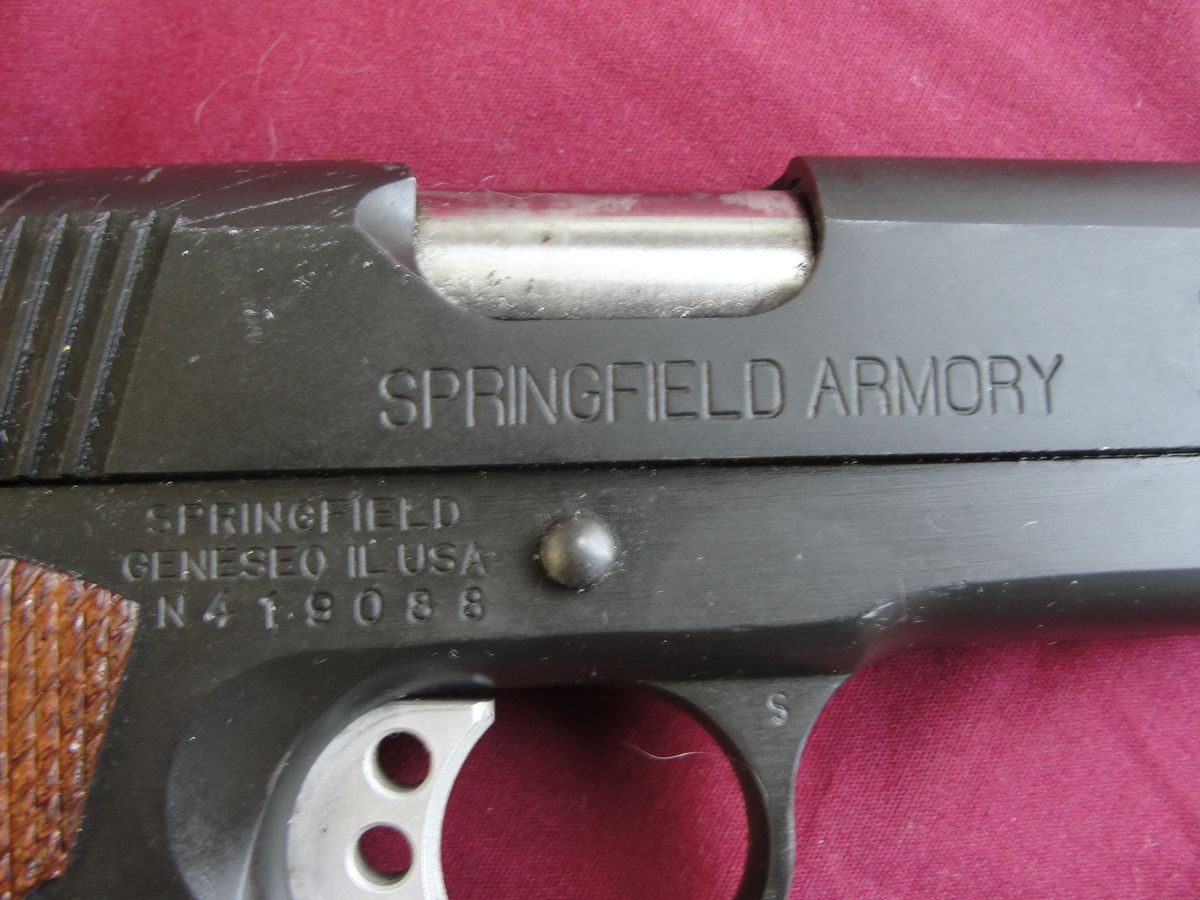 Springfield Armory Champion 45 Acp 3 Mags Holster With Box And All ...