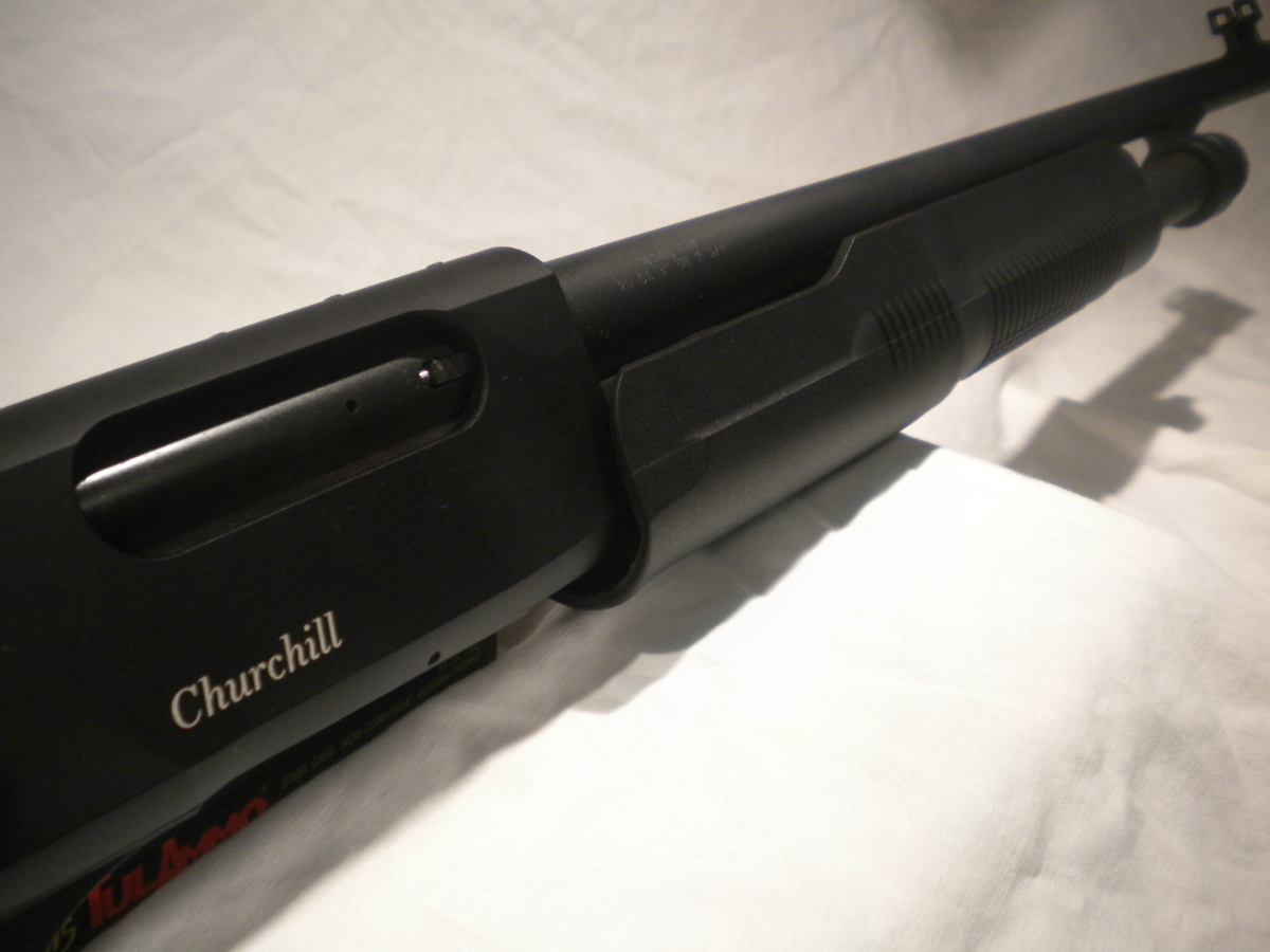 Churchill By Akkar 620 Tactical Pump Shotgun Black 20 Ga For Sale at ...
