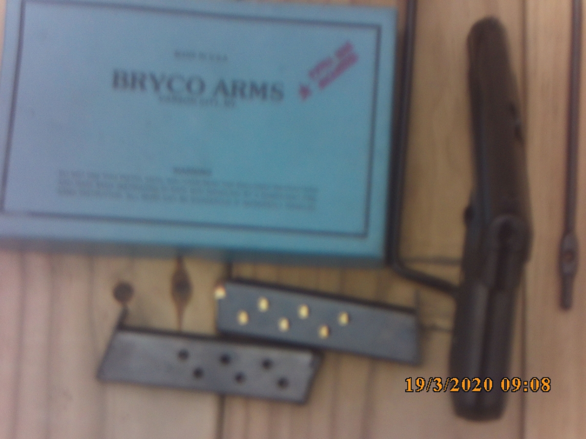 Bryco Arms Model 48 Cal. .380 Auto Blued 4 Inches Barrel With Black ...