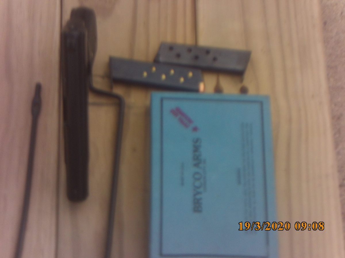 Bryco Arms Model 48 Cal. .380 Auto Blued 4 Inches Barrel With Black ...