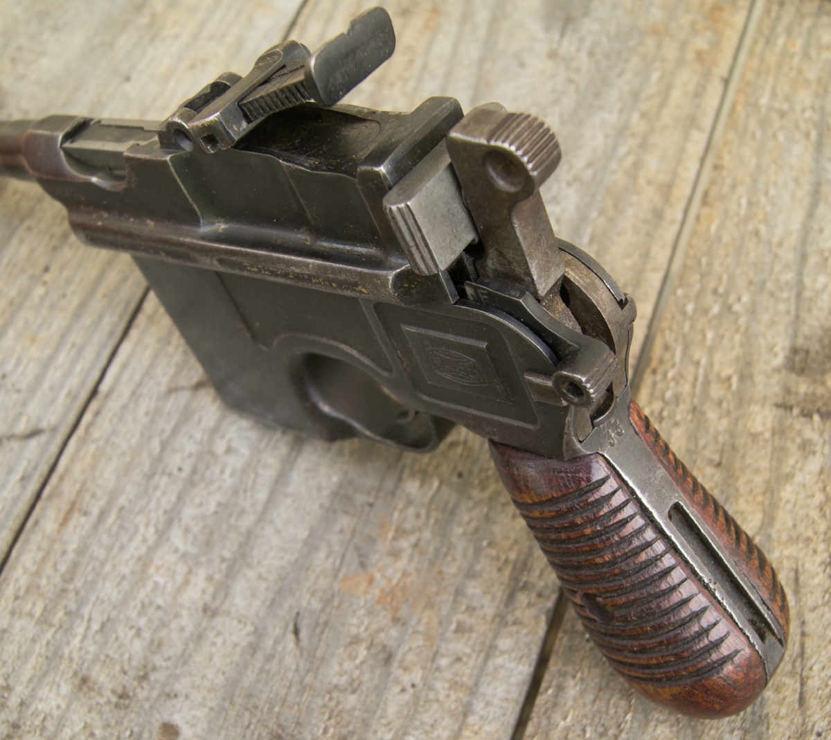 Mauser Model C96 Broomhandle Semi Automatic Pistol 7.63x25mm Mauser For ...