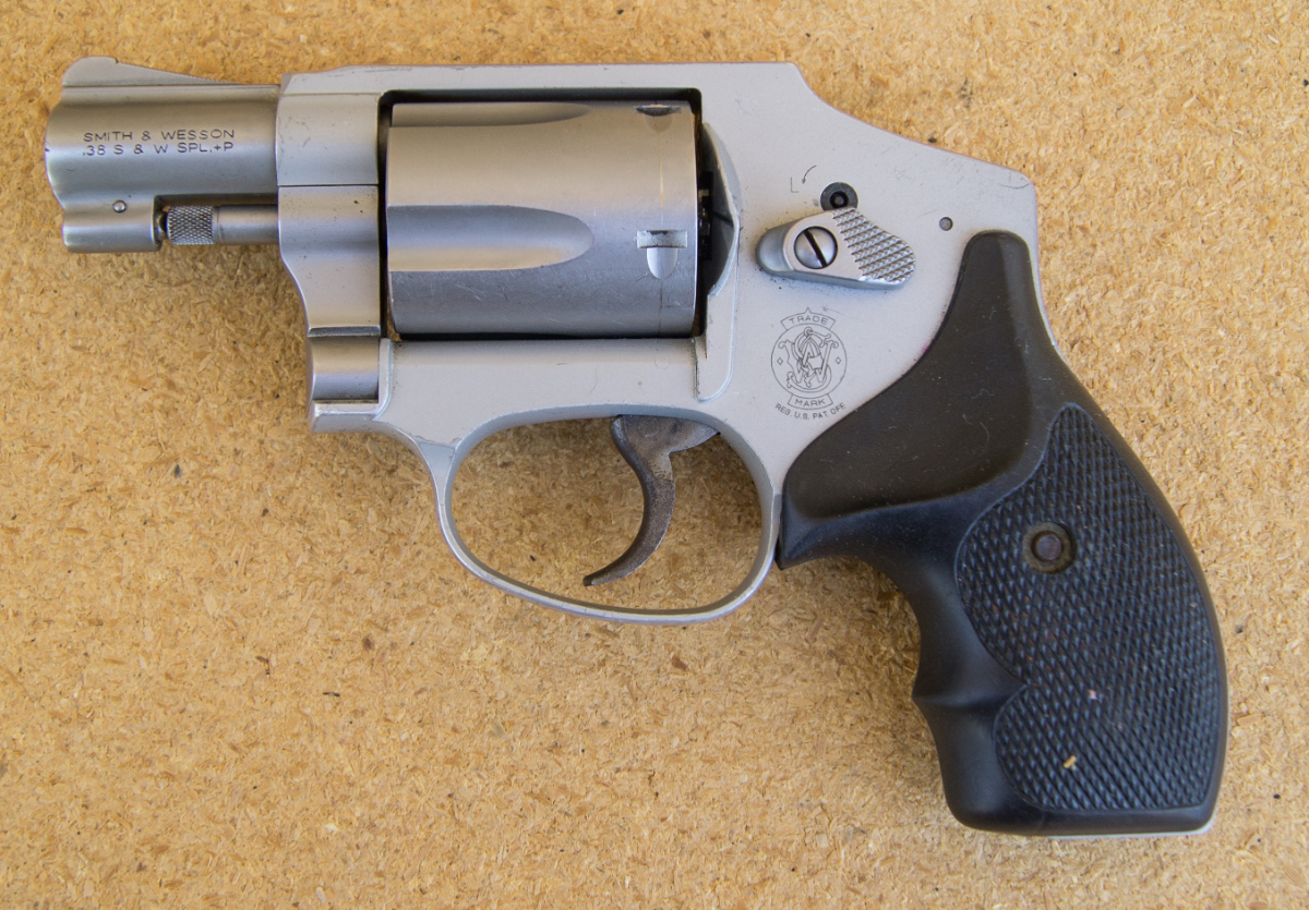 Smith & Wesson Model 642-2 Airweight Dao Revolver .38 Special +P For ...