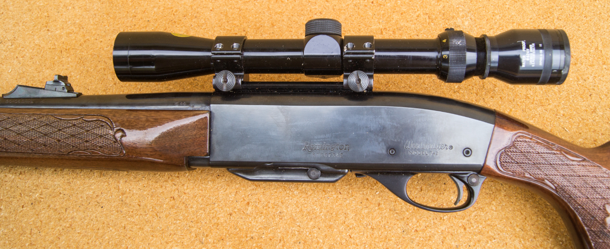 Remington Model 742 Deluxe Woodsmaster Semi Automatic Rifle W/Scope .30 ...
