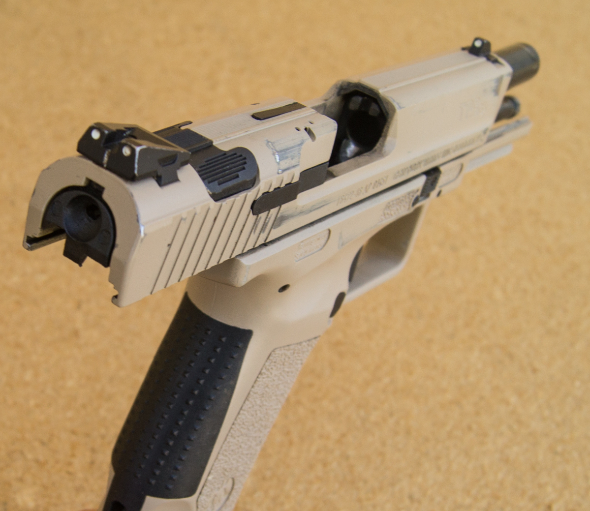 Century Arms/Canik Model Tp9-Sa Desert Tan Semi Automatic Pistol-Hi Cap ...