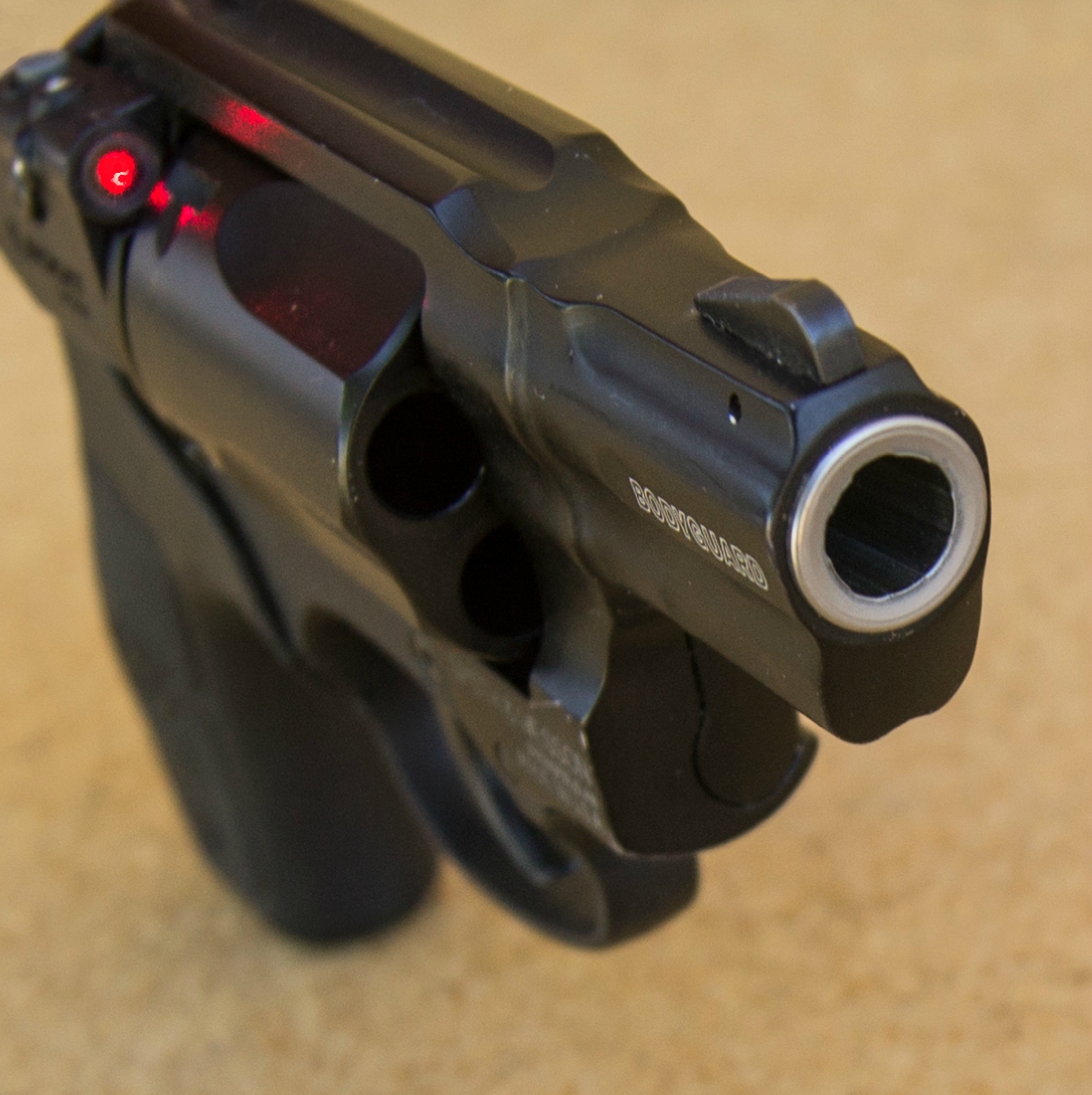 Smith & Wesson Model Bg38 Bodyguard Dao Revolver W/Laser .38 Special ...