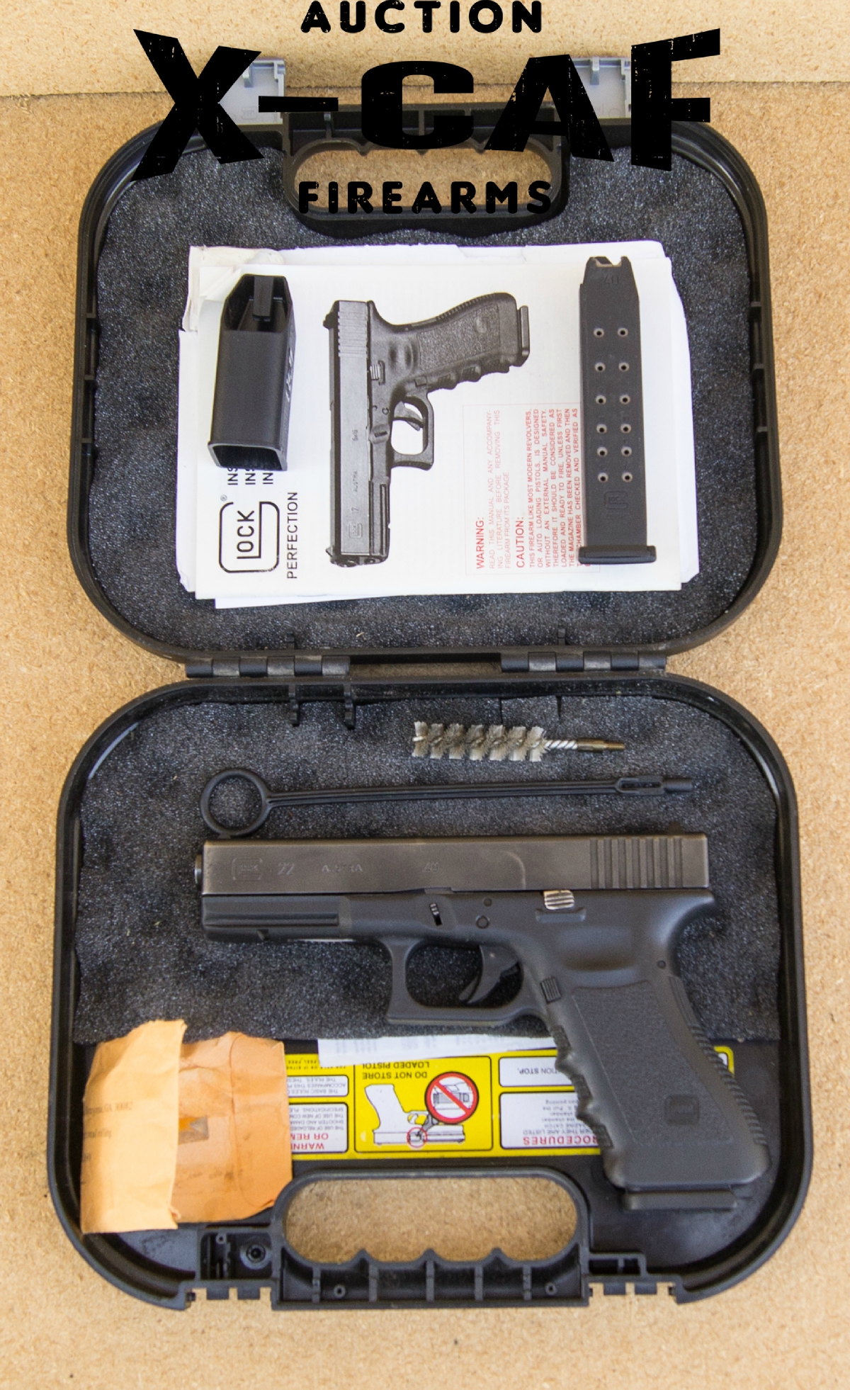 Glock Inc Model 22 G3 Semi Automatic Pistol W/Case-Hi Cap .40 S&W For ...