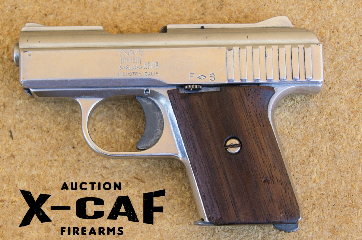 Raven Model P-25 Chrome Semi Automatic Compact Pistol .25 Acp For Sale ...
