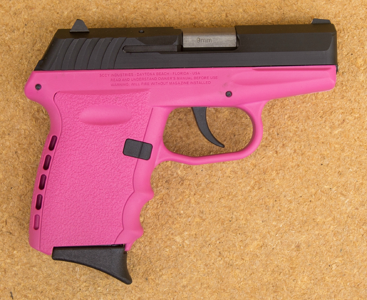 Sccy Model Cpx-2 Two Tone Pink Semi Auto Pistol W/Box 9mm Luger For ...