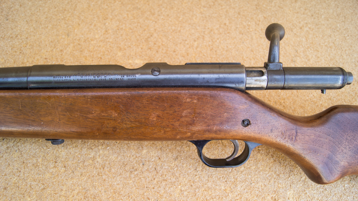 Harrington & Richardson Model 348 Gamester Bolt Action Shotgun 12 Ga ...