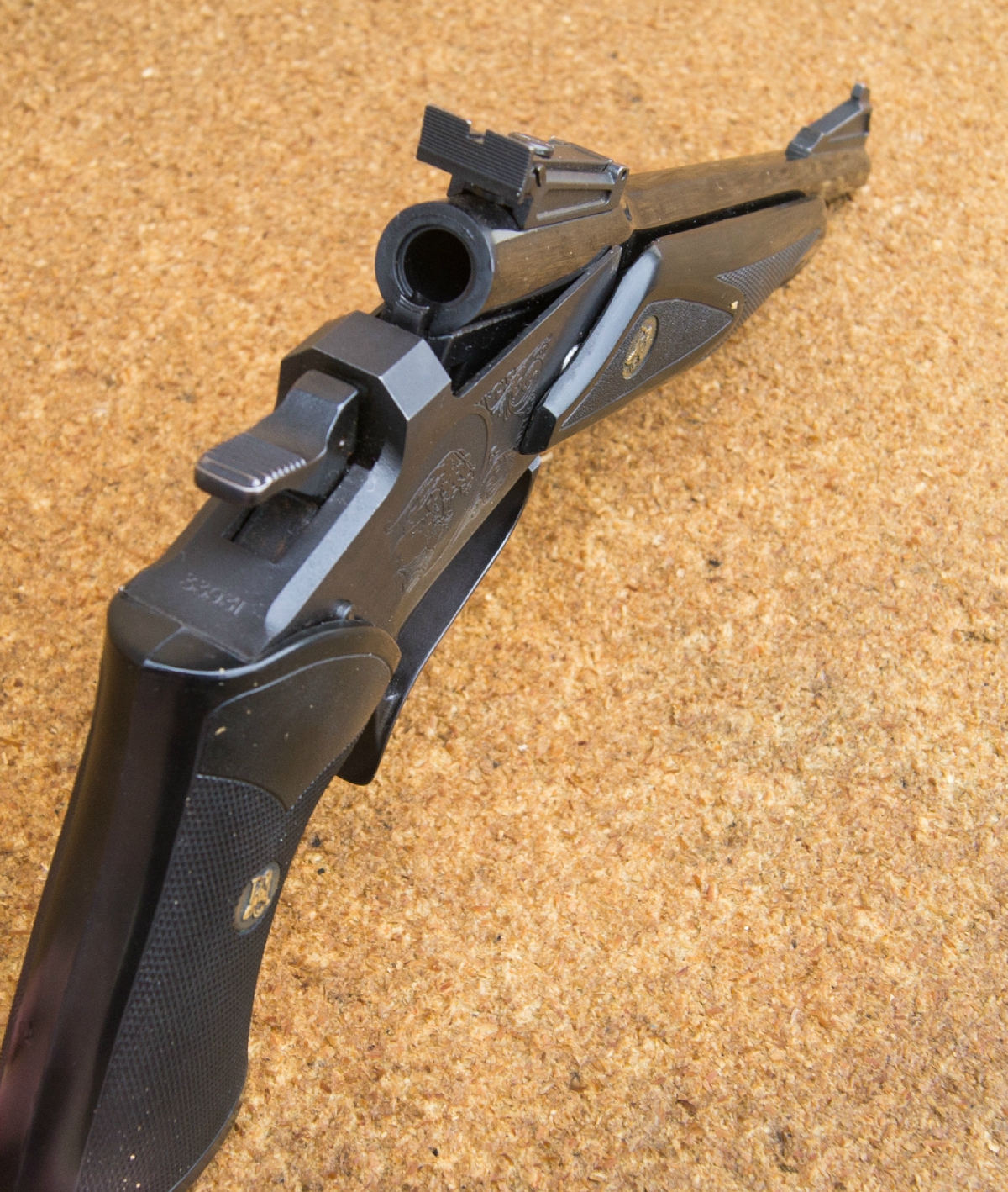 Thompson Center Model Contender Octagon Barrel Single Shot Pistol .44 ...