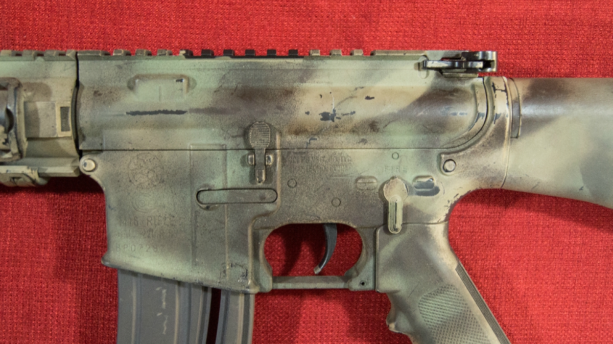 Colt Model M16 Spr Camo Semi Automatic Rifle .22 Lr For Sale at ...