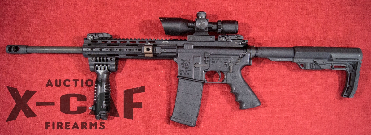 Olympic Arms Model Mfr Semi Automatic Rifle W/Scope-Hi Cap 5.56mm Nato ...