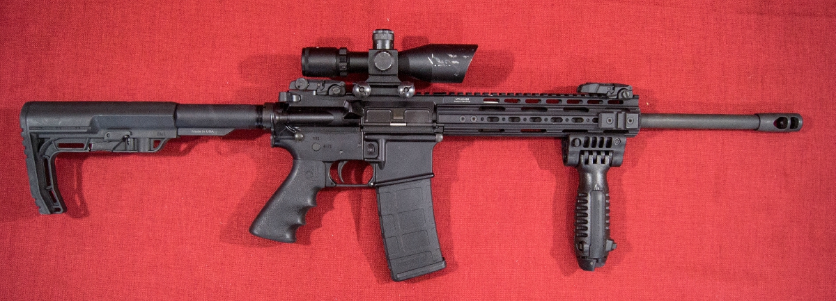 Olympic Arms Model Mfr Semi Automatic Rifle W/Scope-Hi Cap 5.56mm Nato ...