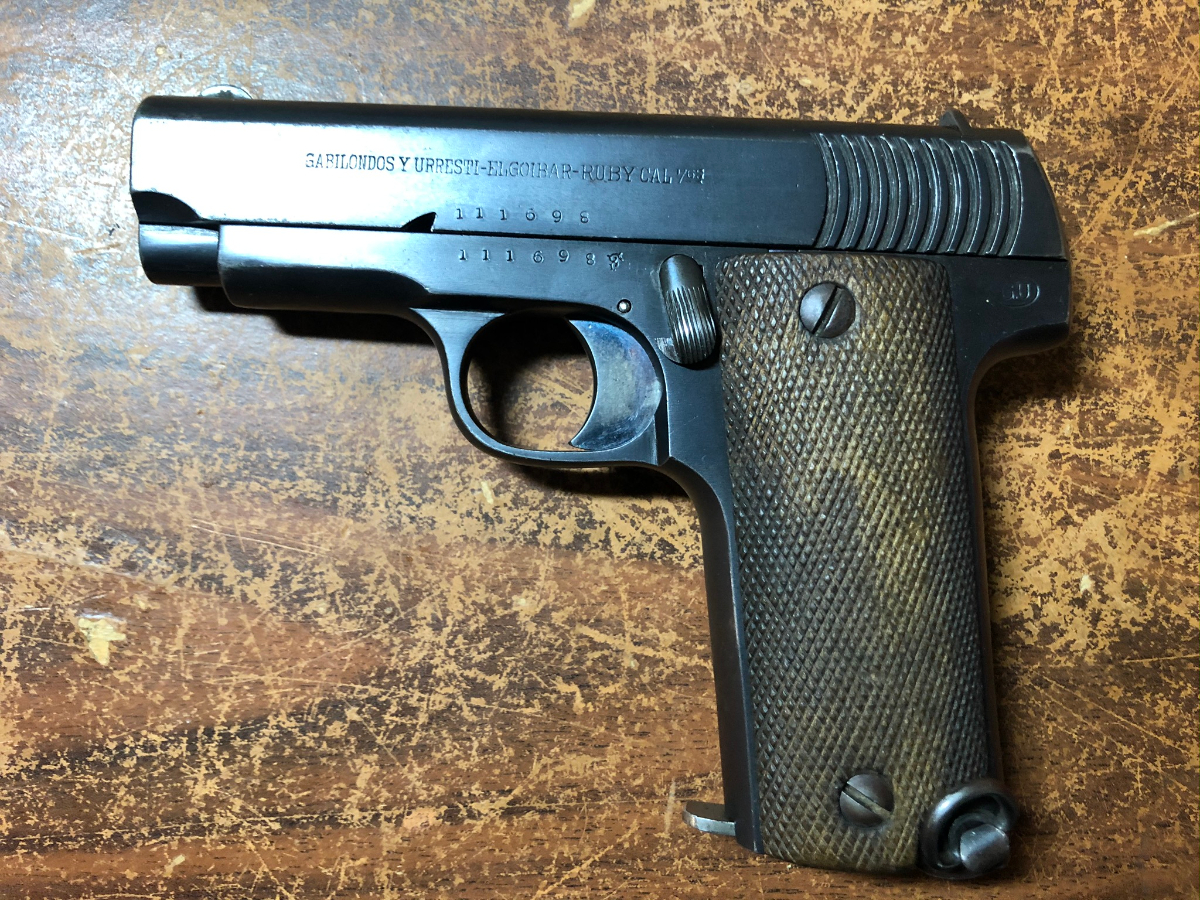 - Gabilondos Y Urresti Spanish Ruby Pistol - Picture 2